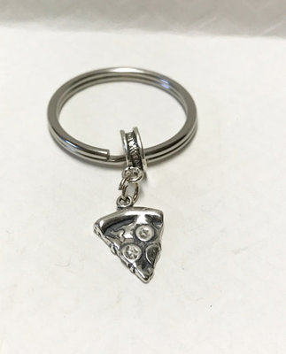 Custom Promotional Metal Keyrings With Nickel / Silver Plating Food Shape
