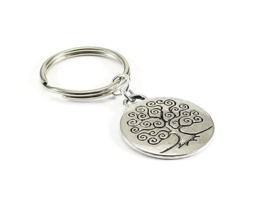 Zinc Alloy Promotional Metal Keyrings For Holiday Gifts / Advertising Custom Design