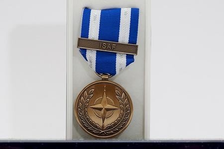 Aluminum Alloy / Brass Medal With Ribbon , Military Service Medals And Ribbons Custom