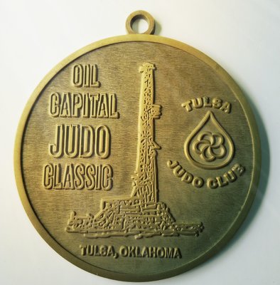 Judo Classic Medal Anti Brass Plating Soft Enamel Round Shape 3D Design