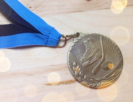 3D Medal With Ribbon Nickel Plating For Sports , Custom Race Medals Embossed Logo