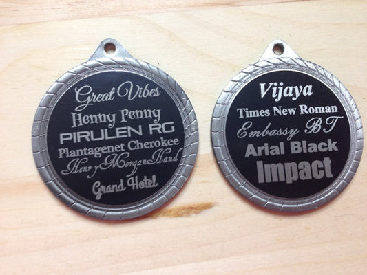 3D Medal With Ribbon Nickel Plating For Sports , Custom Race Medals Embossed Logo