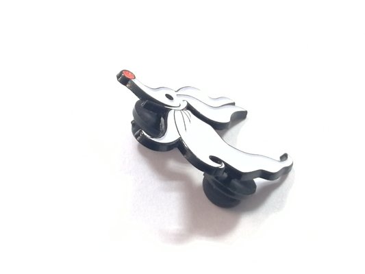 Ghost Shape Soft Lapel Enamel Pins / Novelty Lapel Pins Custom No Minimum