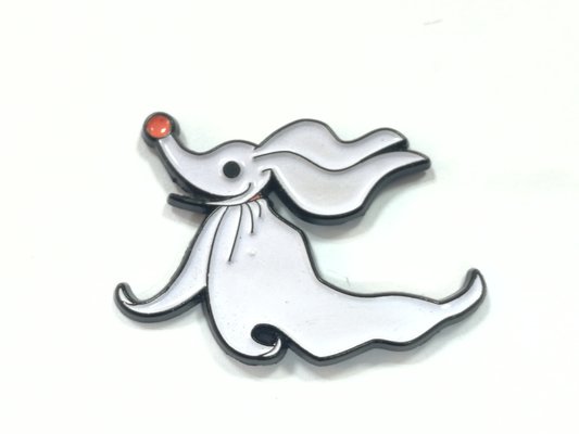 Ghost Shape Soft Lapel Enamel Pins / Novelty Lapel Pins Custom No Minimum
