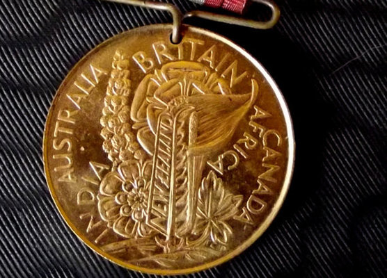 Metal Military Medals And Ribbons Gold Plating For Decorations / Award