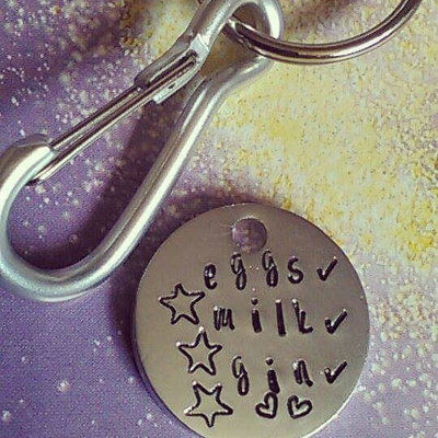 Medal Promotional Trolley Coin Keyring , Metal Supermarket Trolley Tokens