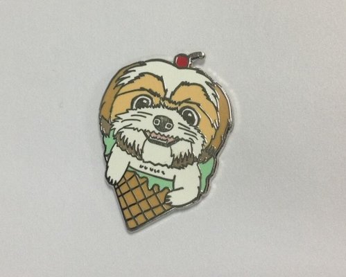 Cute Animal Hard Enamel Lapel Pins Badge For Children , Nickel Plating Custom Printed