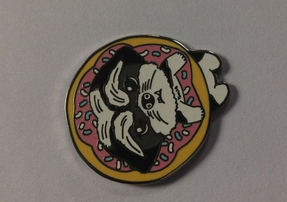 Cute Animal Hard Enamel Lapel Pins Badge For Children , Nickel Plating Custom Printed