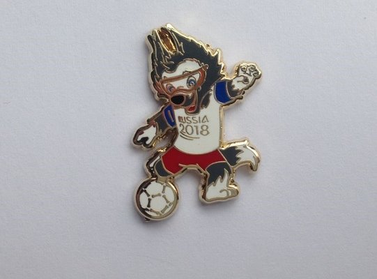 Custom Russia Sporting Enamel Lapel Pins , Hard Enamel Hockey Pins Badges