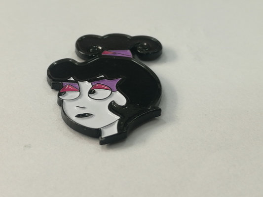 Iron Cartoon Soft Enamel Lapel Pins Custom Dye Black For Promotional Gifts