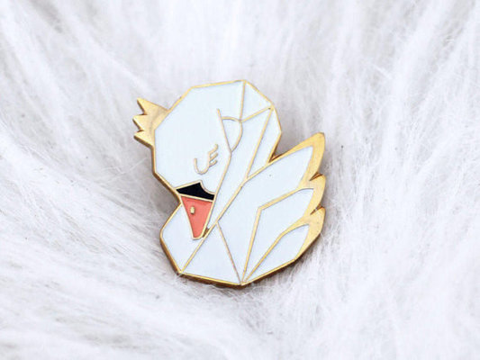 Cute Animal Hard Enamel Lapel Pins With Rubber Clutch / Butterfly Clutch
