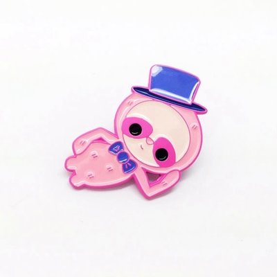 Custom Cartoon Enamel Lapel Pins With Hard / Soft Enamel Color In Gold Plating