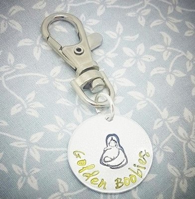 Cute Personalised Trolley Coin Keyring Elephant Shape , Metal Business Keyrings