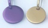 Colorful Metal Trolley Coin Keyring Key Chain Quick Release For Promotion