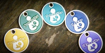 Colorful Metal Trolley Coin Keyring Key Chain Quick Release For Promotion