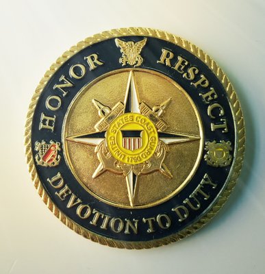 Metal US Coast Guard Challenge Coins , Army Ranger Commemorative Coins
