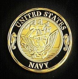 Blue United States navy seal challenge coin Metal Soft Enamel Die Casting