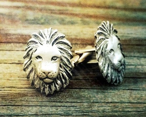 Irregular Shape Mens Engraved Cufflinks Vintage , Mens Wedding Cufflinks