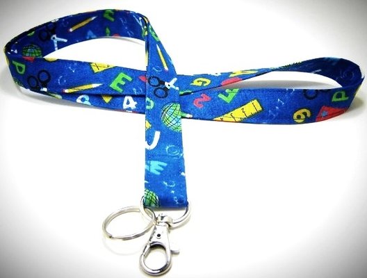 Personalized Key Custom Neck Lanyards With Clip , Safety Lanyards For Badge Holder