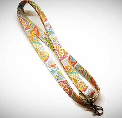 Fashion Colorful Custom Neck Lanyards With Mini Dot For Bus Card / Phone