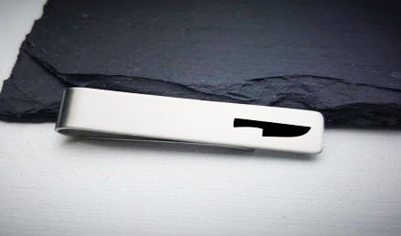 Skinny Metal Mens Tie Bar Clip Stainless Steel For Birthday Gifts
