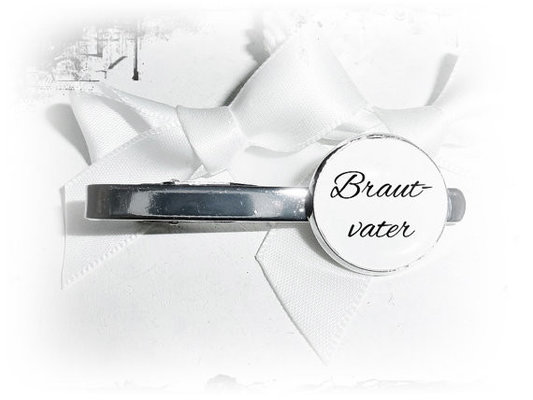Crystal Inlaid Metal Tie Clip Tie Bar For Wedding Party / Woodland Gift