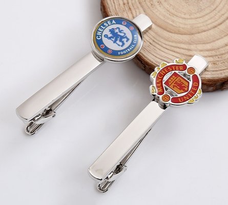 Customized Luxury Tie Clips / Silver Compass Tie Bar With Message For Graduation Gift