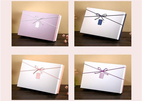 Fashion Cardboard Custom Paper Gift Box With UV Coating / Stamping