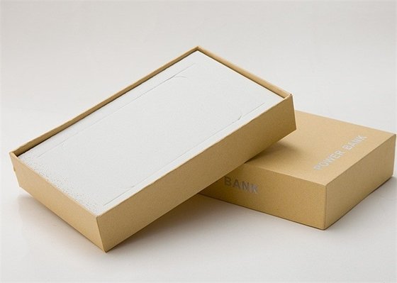 Plastic / Leather / Wood Flat Packing Custom Paper Gift Box Power Bank Gift Box