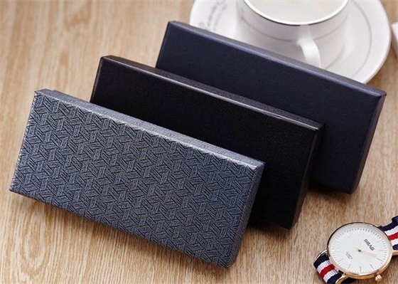 New Style Custom Paper Gift Box For Lid And Base Covered Paper Watch Box