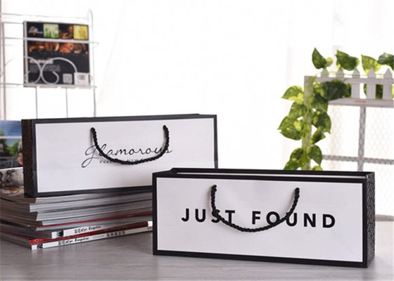 Custom Matte Lamination Paper Shopping Bags Gift Paper Bag With Handle
