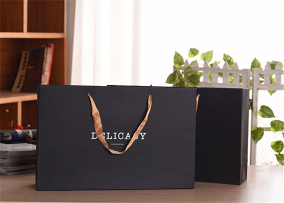 Custom Matte Lamination Paper Shopping Bags Gift Paper Bag With Handle