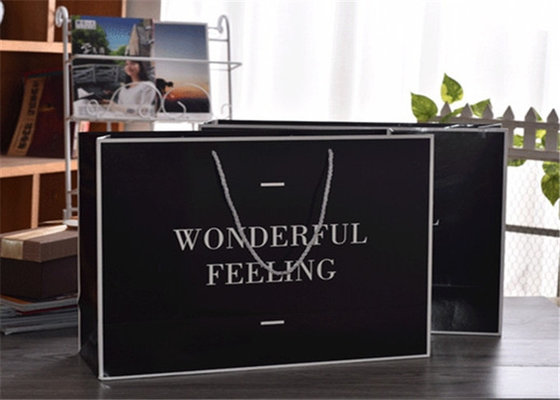 Custom Matte Lamination Paper Shopping Bags Gift Paper Bag With Handle