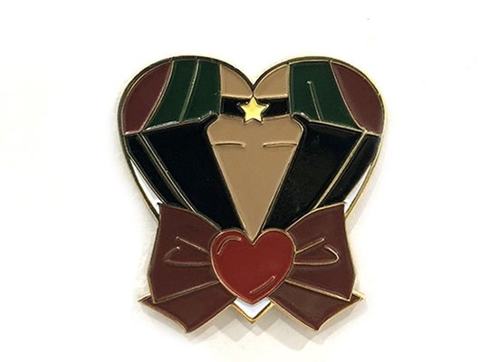 Custom Fashion Sailor Moon Soft Enamel Lapel Pins Warrior Enamel Pin Badge