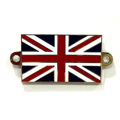 Custom Fashion National Flag Hard Enamel Lapel Pins Thickness 1.5mm - 1.8mm