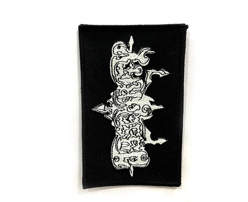 Eco - Friendly Cotton Custom Logo Embroidery Patches With Injection / Mold Pressing