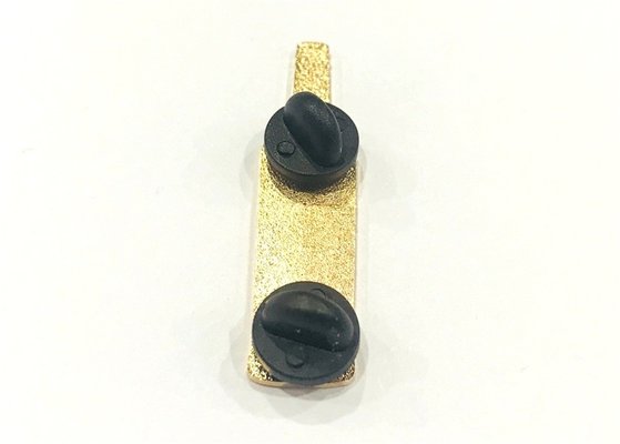 Rose Gold Wine Bottle Shaped Custom Soft Enamel Pins For A Bar