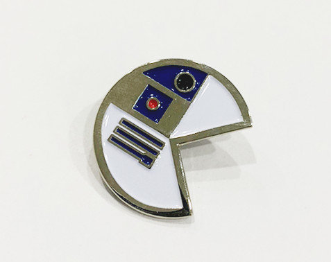 Creativity Semicircular badge Enamel Custom Lapel Pin Badges Copper / Brass