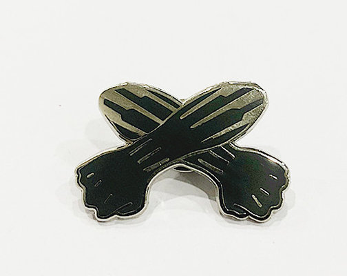 Creativity Semicircular badge Enamel Custom Lapel Pin Badges Copper / Brass