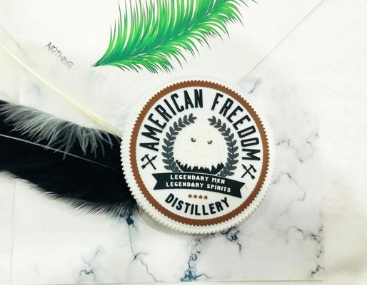 Custom Special White Owl Distillery Soft PVC With Brand Slogan Soft Enamel