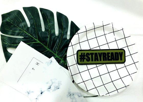 Green And Black Patch Soft PVC Products Personalised Fridge Magnets