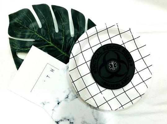 Die - Casting / Stamping Custom Circle Rescue Soft PVC Products For Crafts