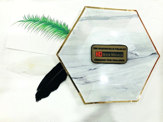 Metal / Medallion Custom 24 Hour Medals For Promotional Gift