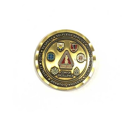 Die Casting Process Military Challenge Coins / Army Ranger Challenge Coin
