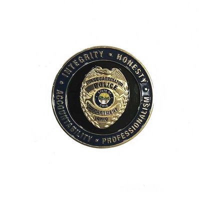 Custom Gold Plating Army Challenge Coins / Souvenir Coins With Different Sides