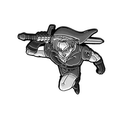 Durable Custom Soft Enamel Lapel Pins With Black Nickel Plating , Cartoon Character Style