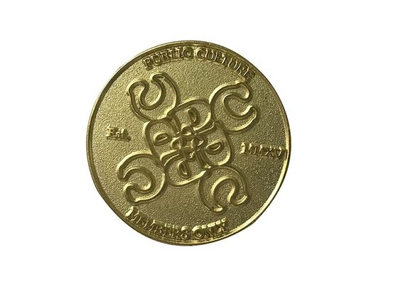 Custom No Enamel Lapel Decorative Pins With Gold Plating , Round Shape