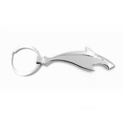 Metal Personalised Bottle Opener Keyring / Keychains Custom Logo And Shape