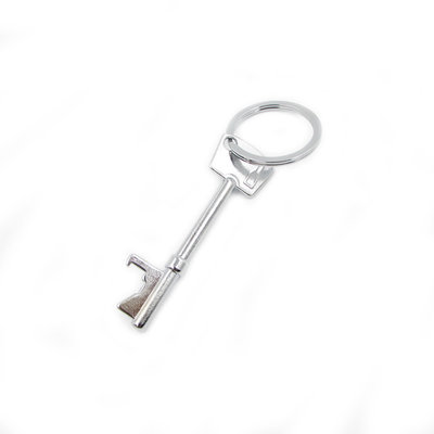 Die Struck Iron Metal Bottle Opener Keychain Customized Different Shape