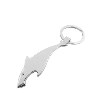 Die Struck Iron Metal Bottle Opener Keychain Customized Different Shape